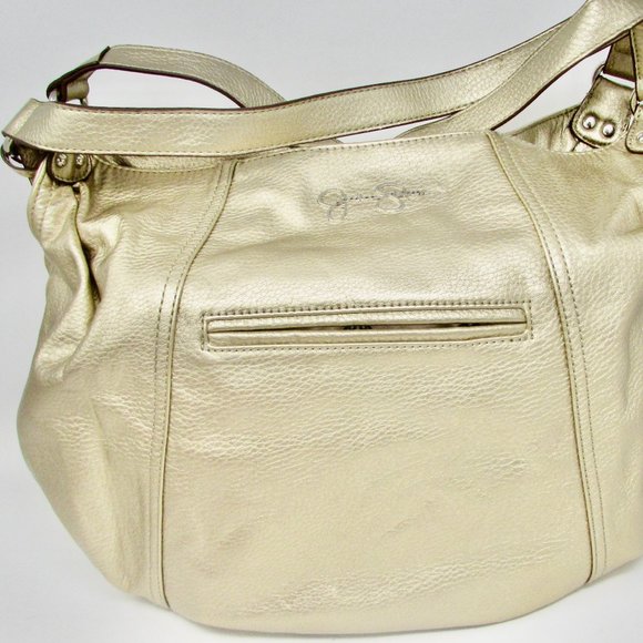 Jessica Simpson | Bags | Jessica Simpson Large Gold Handbag Tote With ...